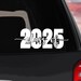 Class of 2025 Car Decals Class of 2025 Stickers Custom - Etsy