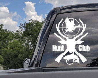 Hunting Club Truck Decals - Etsy