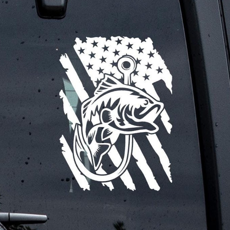 Fishing Decal - Etsy