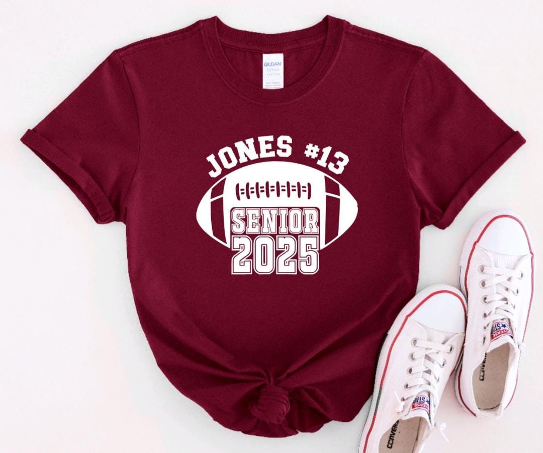 Football Senior Shirt, Football Senior Night Shirt, Flag Football ...