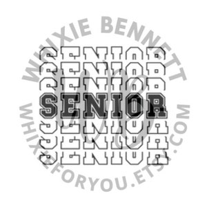 Senior SVG, Senior PNG, Graduation Cut File (digital Download) - Etsy