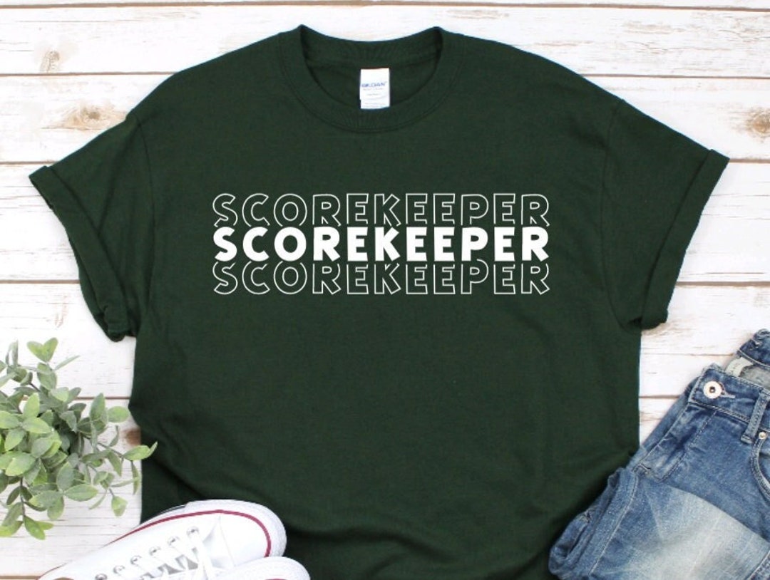 Scorekeeper Shirt, Team Scorekeeper Shirt, Team Shirt, Scorekeeper Gift ...