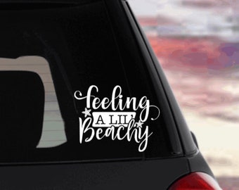 Beachy Car Decal - Etsy