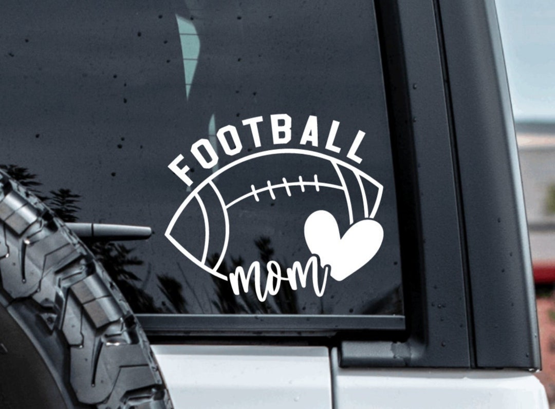Football Mom Car Decal, Football Mom Decals, Football Mom Stickers ...