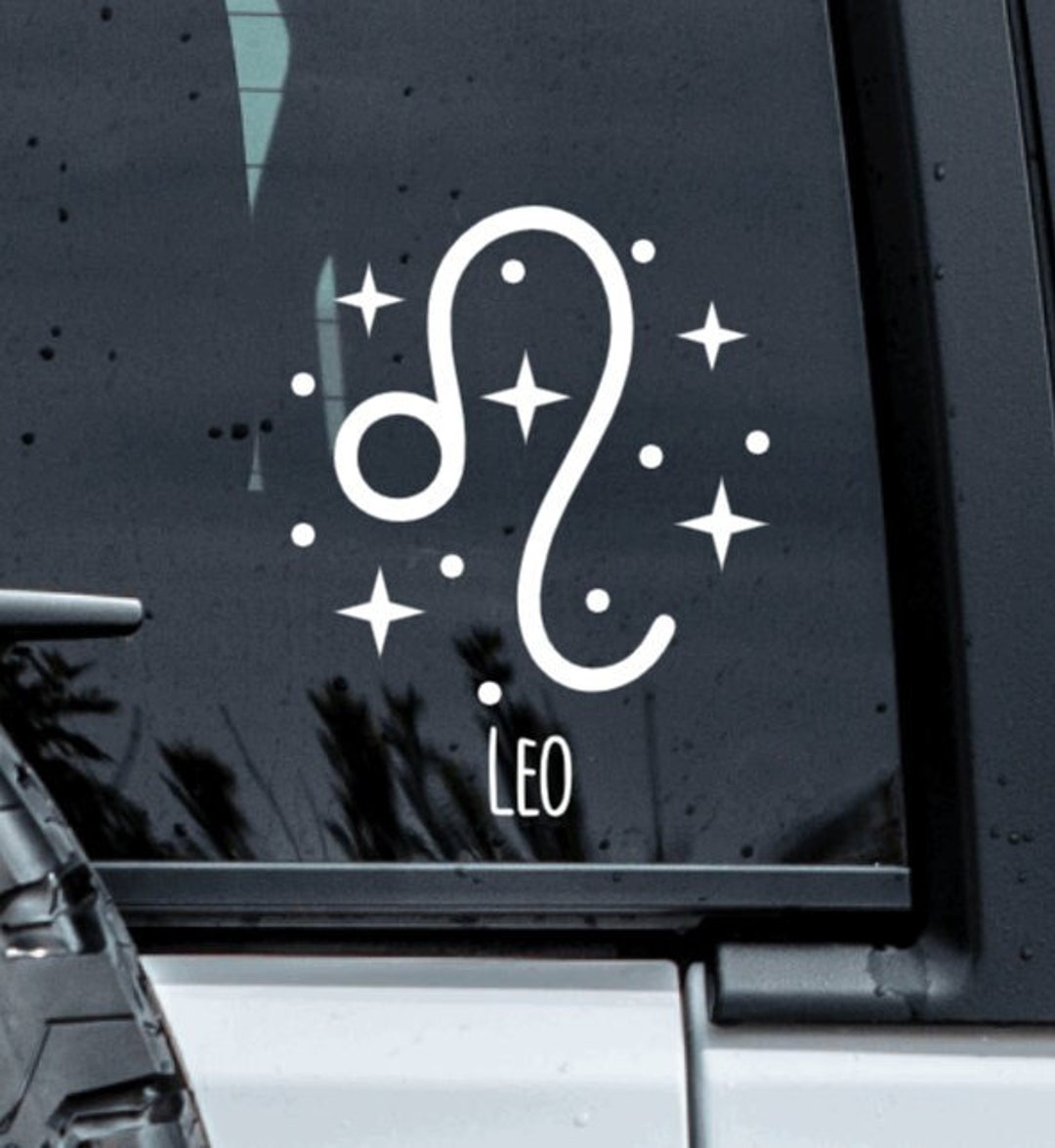 Leo Vinyl Decal, Leo Car Decal, Leo Stickers, Leo Decals, Astrology ...