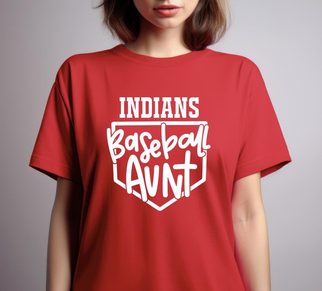 Custom Baseball Aunt Shirt, Baseball Aunt With Mascot T-shirt ...