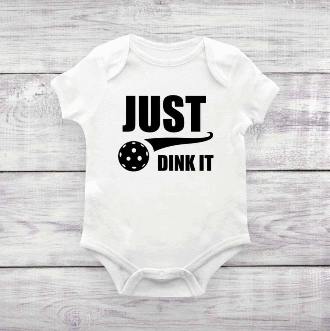 Pickleball Just Dink It Baby One Piece, Pickleball Baby Outfits, Cute ...