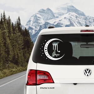 Scorpio Vinyl Decal Scorpio Car Decal Scorpio Sign Stickers - Etsy