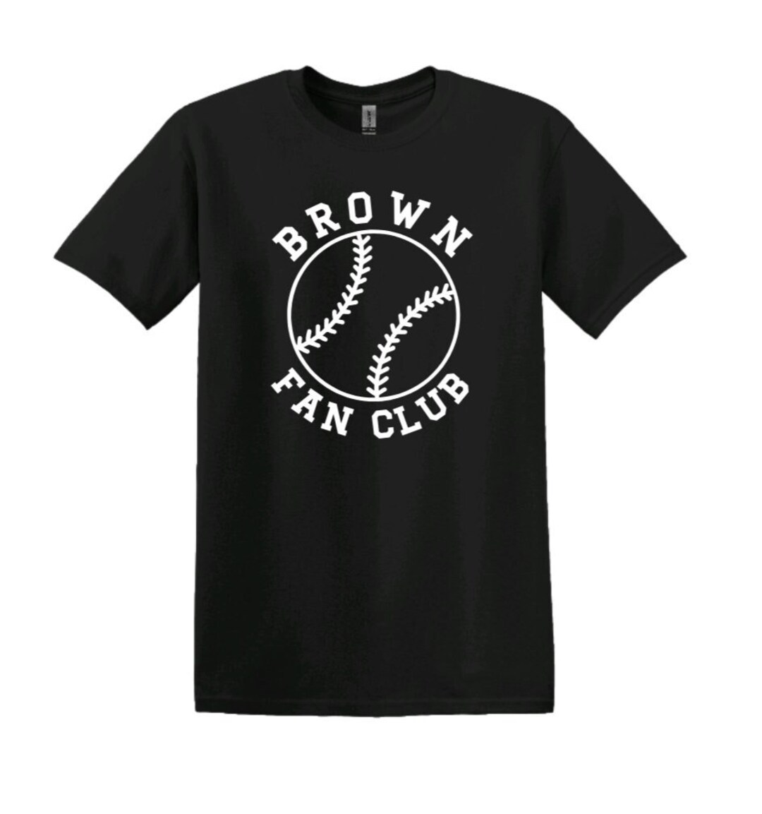 Baseball Fan Club Custom T-shirt, Personalized Baseball T-shirts ...