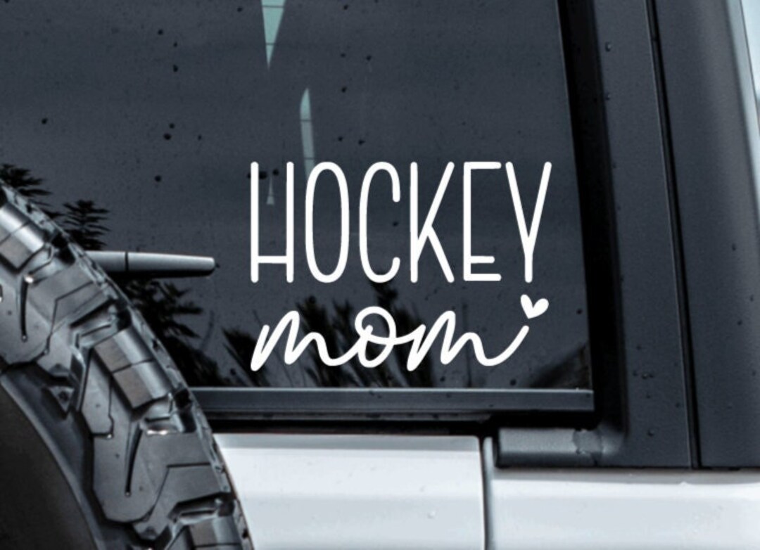 Hockey Mom Decal, Hockey Decals, Hockey Mom Sticker, Hockey Stickers ...