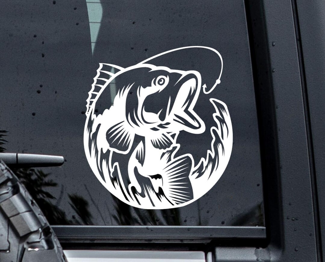 Fishing Decal, Fishing Sticker, Fishing Gift - Etsy