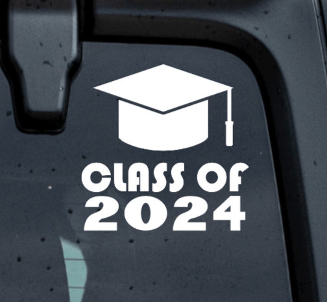Class of 2024 Car Decals Class of 2024 Stickers 2024 Decals - Etsy Portugal