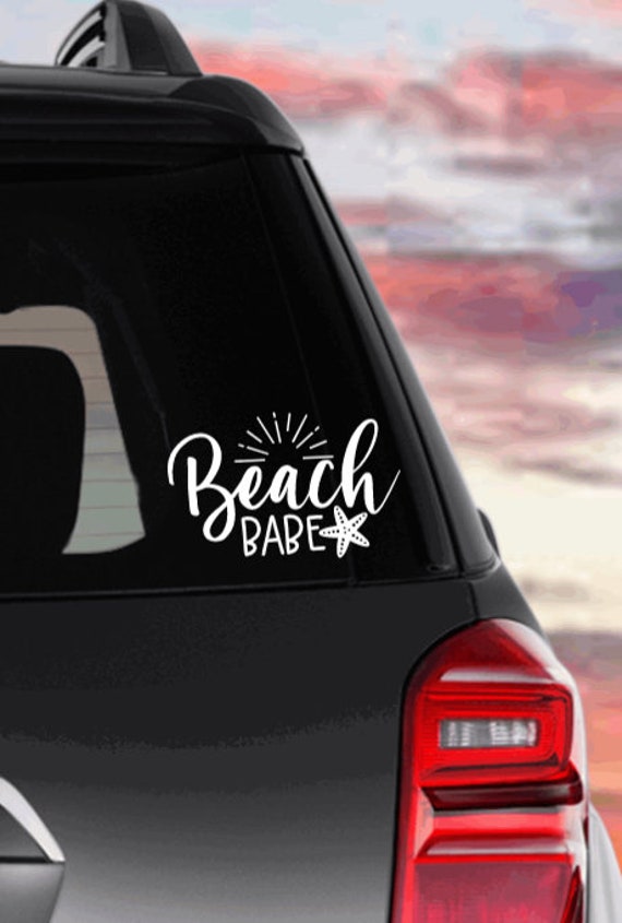 Beach life car window vinyl decal Paper Stickers, Labels & Tags etna.com.pe