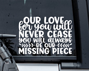 In Loving Memory Racing Flags Memorial Decals Missed Loved - Etsy