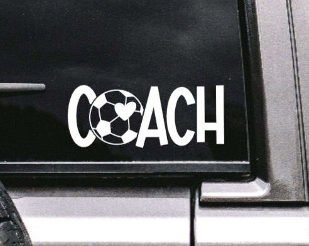 Soccer Coach Decal Soccer Coach Sticker Soccer Coach Thank - Etsy