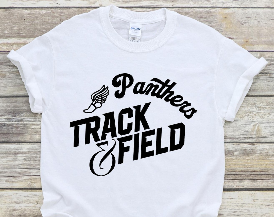 Track and Field Mascot T-shirt, Custom Track and Field T-shirts, Track ...