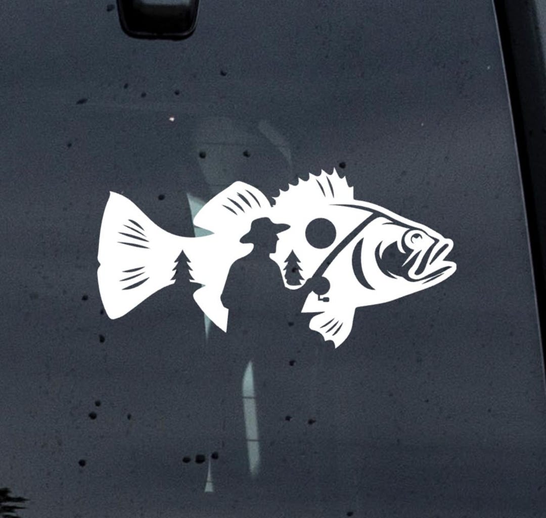 Fishing Decal, Fishing Sticker, Fishing Gift - Etsy