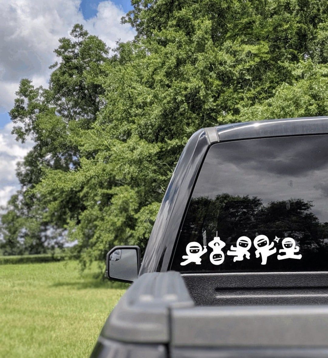 Ninja Family Car Decal, Ninja Decals, Family Decals, Ninja Family ...