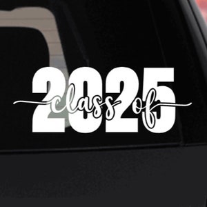 Class of 2025 Car Decals Class of 2025 Stickers Custom - Etsy