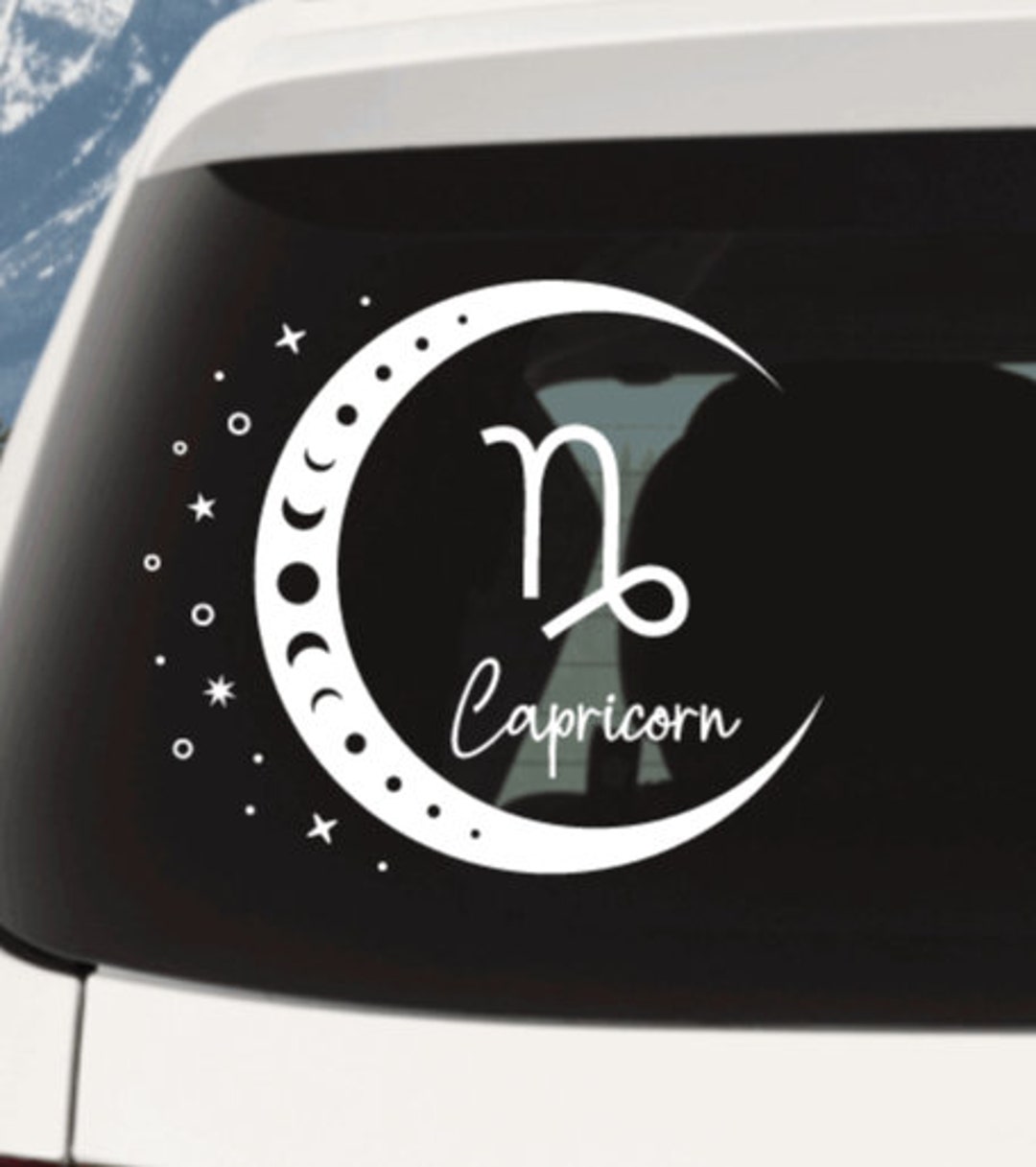 Capricorn Vinyl Decal, Capricorn Car Decal, Capricorn Sign Stickers ...