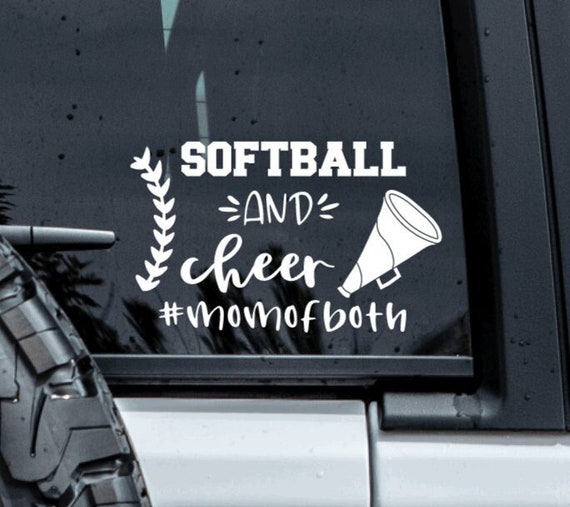 Softball Decals For Cars