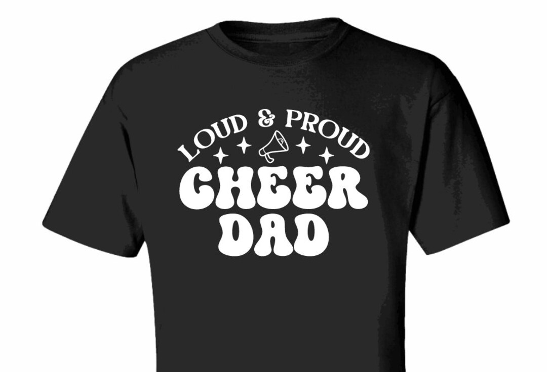 Cheer Dad T-shirt, Cheer Dad Shirt, Cheer Team Support T-shirt, Cheer ...
