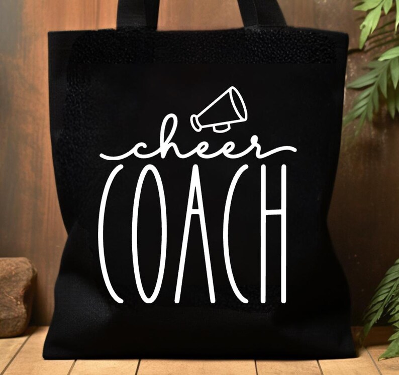Cheer Coach Cotton Tote Bag: Competition Day Gift - Etsy