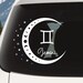 Gemini Vinyl Decal Gemini Sign Car Decal Gemini Sign - Etsy