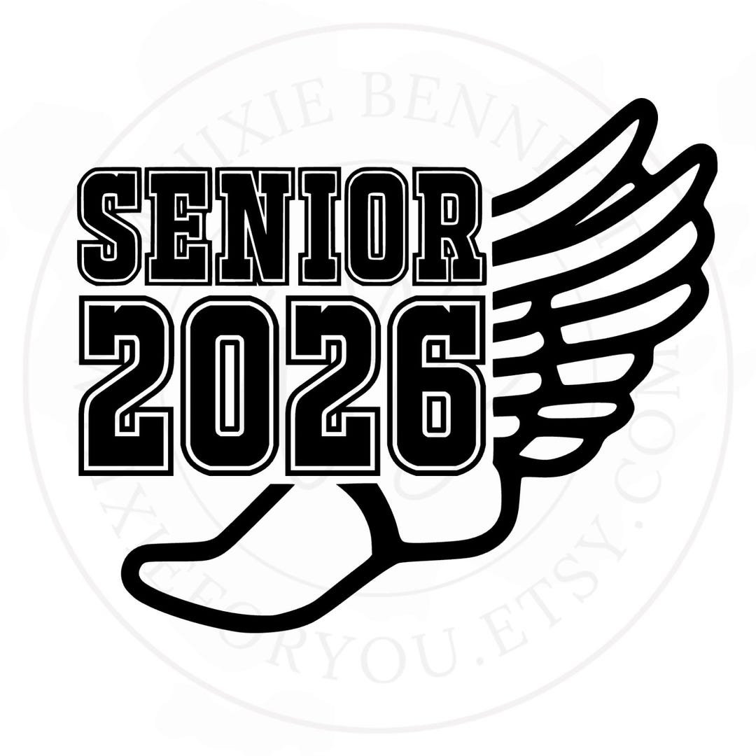 Cross Country Senior 2026 SVG PNG: XC Digital Download - Etsy