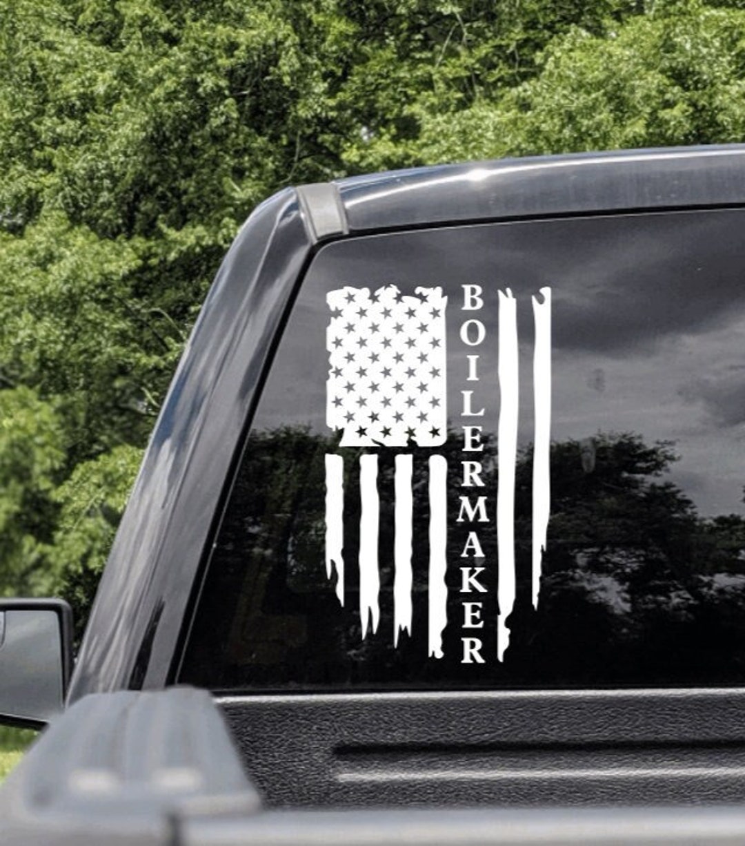 US Boilermaker Flag Truck Decal: Weather-resistant Vinyl Sticker - Etsy