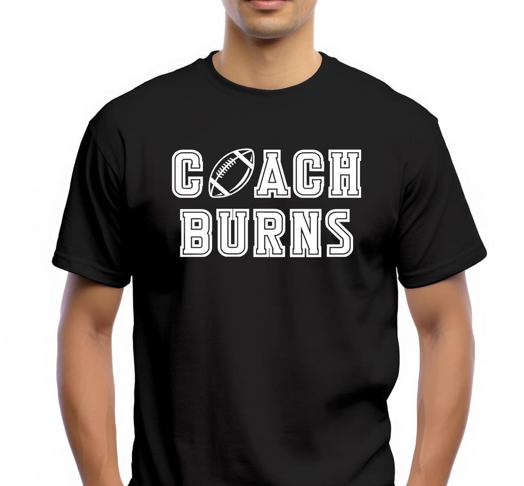 Custom Football Coach Shirt With Name, Custom Football Coach Shirt ...
