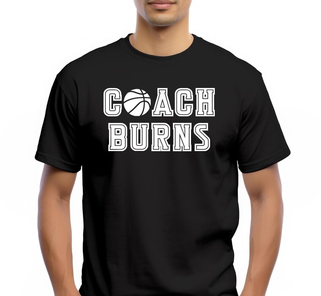 Personalized Basketball Coach Shirt: Custom Name Gift - Etsy