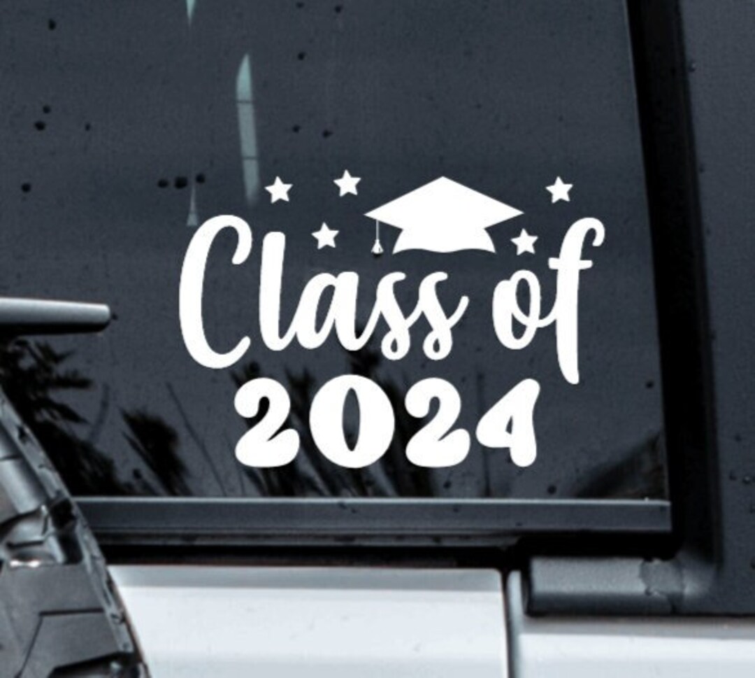 Class of 2024 Car Decals, Class of 2024 Stickers, 2024 Decals, C/O 2024 ...