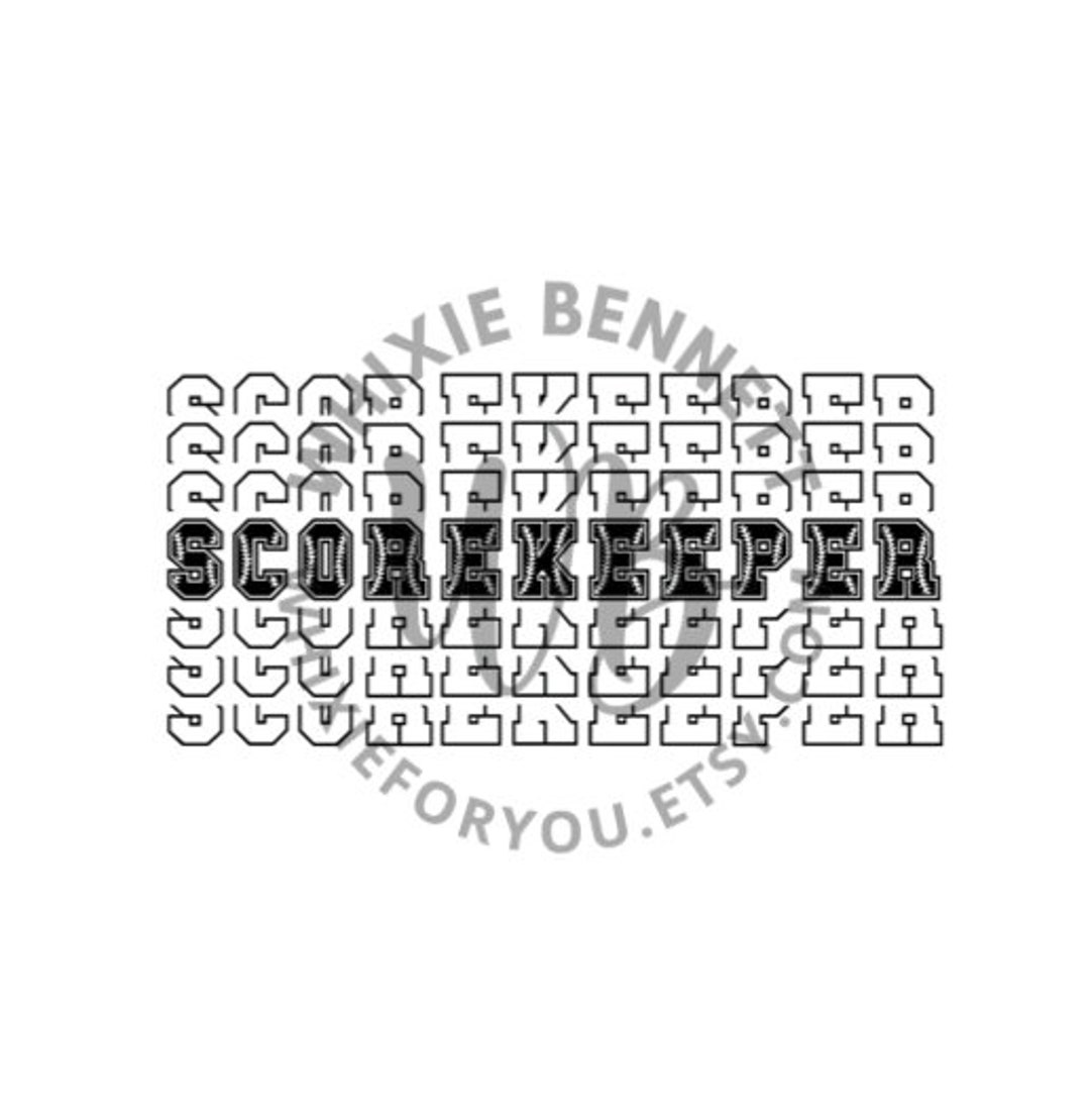 Baseball Softball Scorekeeper PNG, Baseball Softball Scorekeeper SVG ...