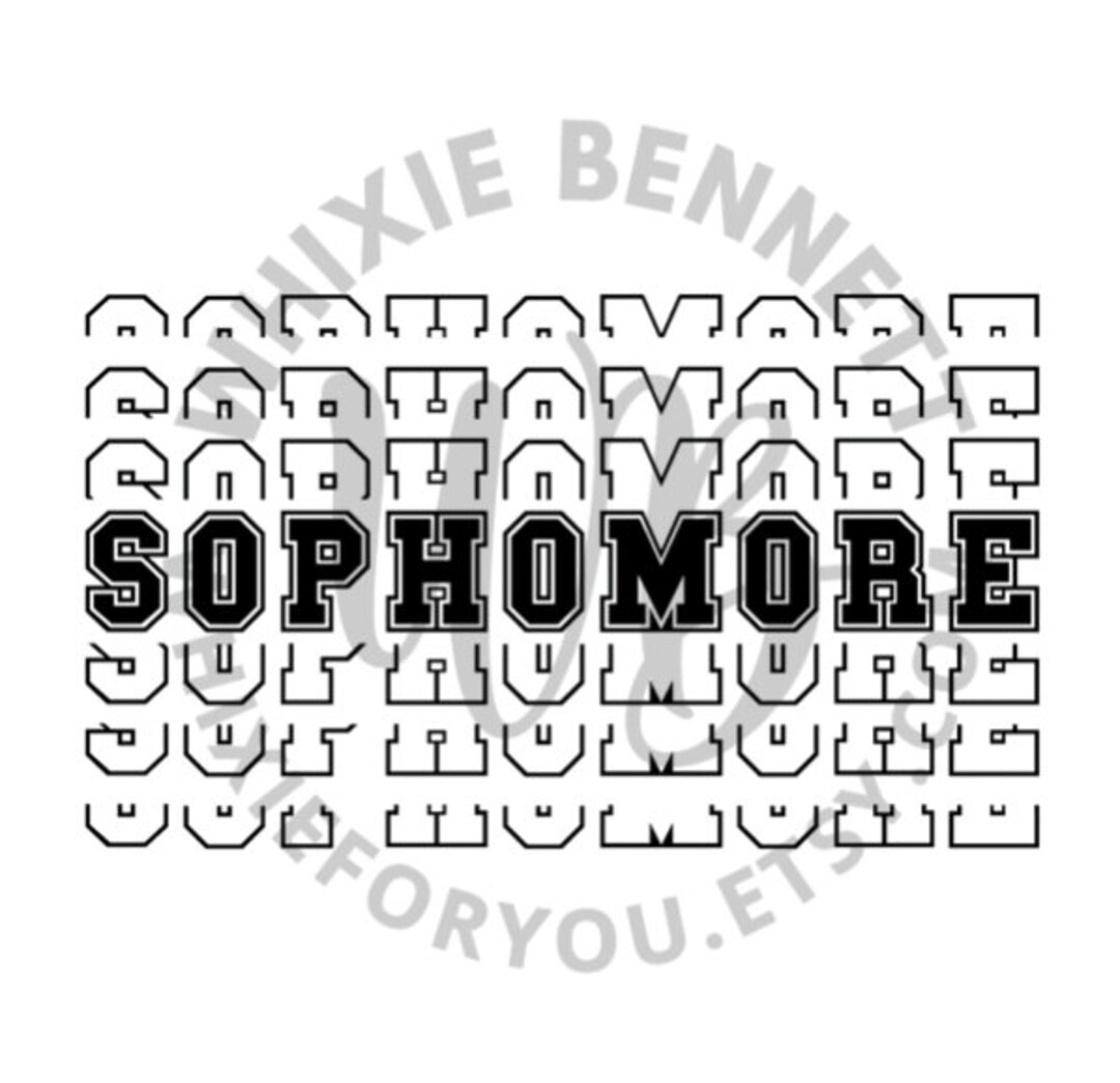 Sophomore Class PNG, Sophomore Class SVG, Sophomore Class Cut File - Etsy