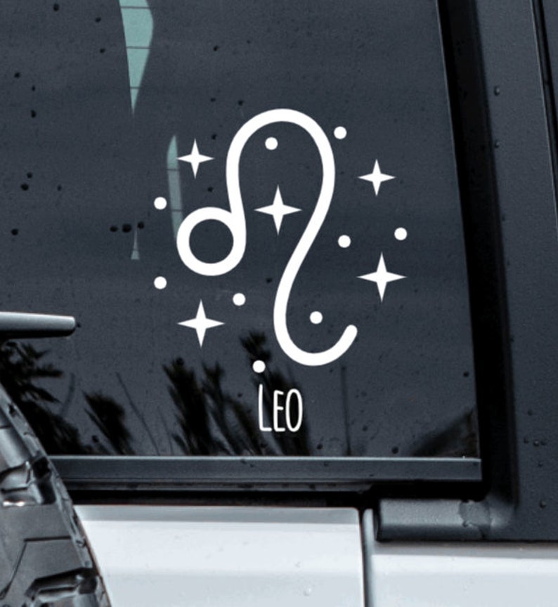 Leo Vinyl Decal Leo Car Decal Leo Stickers Leo Decals - Etsy