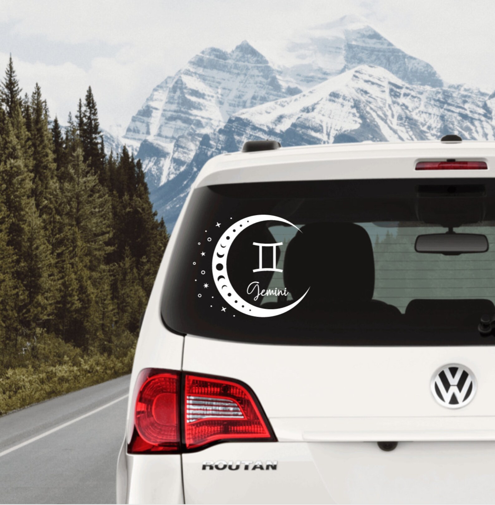 Gemini Vinyl Decal Gemini Sign Car Decal Gemini Sign | Etsy