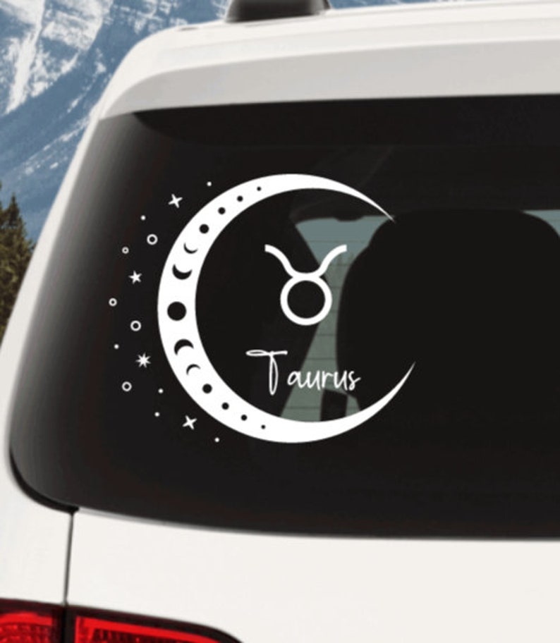 Taurus Vinyl Decal Taurus Car Decal Taurus Stickers Taurus - Etsy