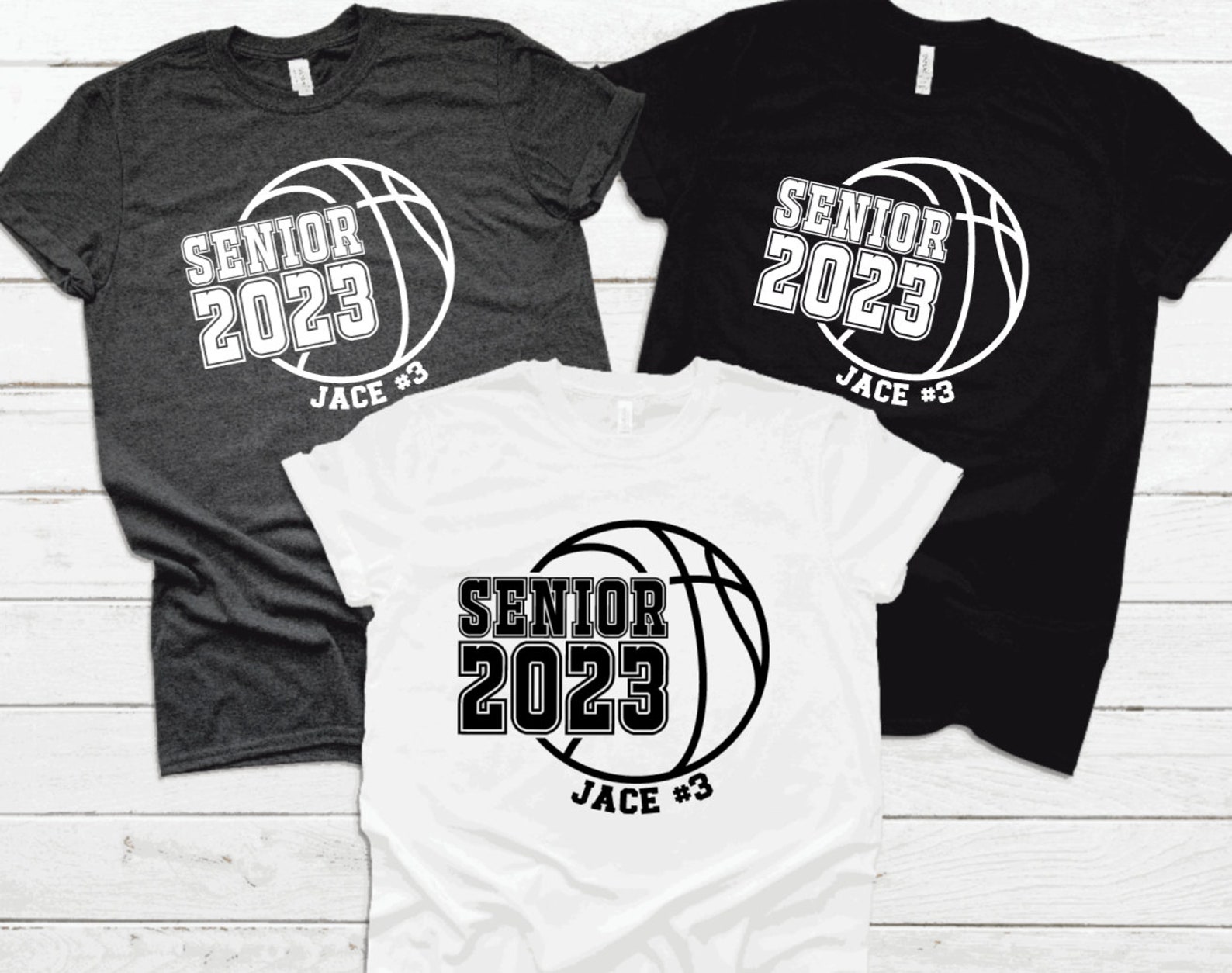 Basketball Senior Night T-shirt Custom Name and Number - Etsy