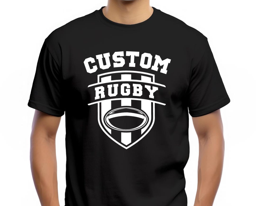 Custom Rugby Shirt | Mascot Rugby Tee | Team Rugby T-shirt ...