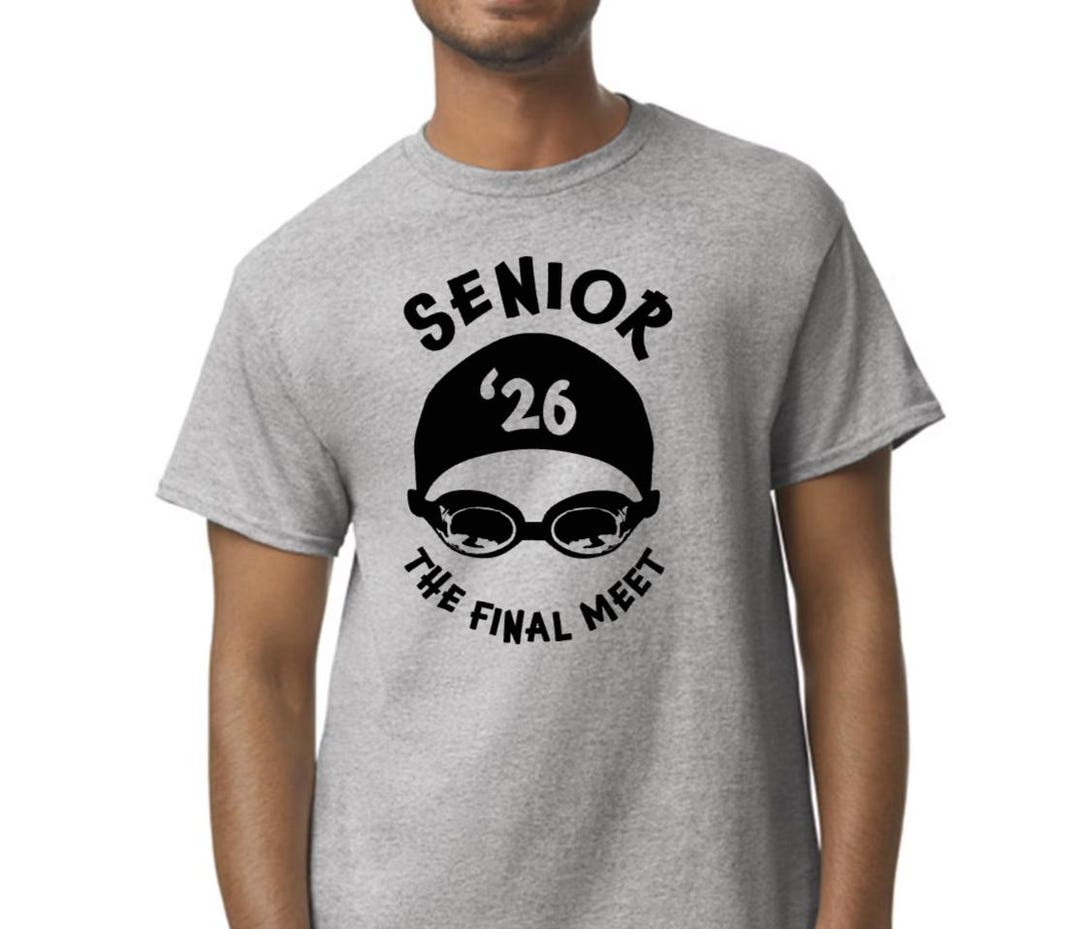 Swim Senior Night T-shirt: the Final Meet - Preshrunk Cotton - Etsy
