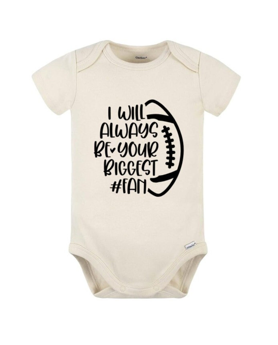 Football Biggest Fan Baby Bodysuit, Football Baby Brother Sister Shirt ...