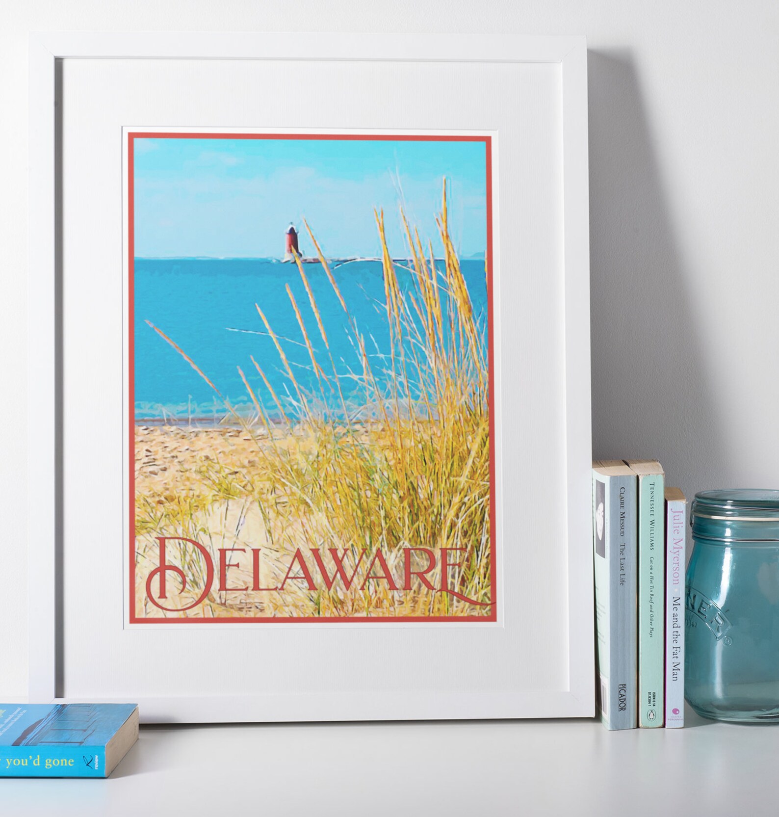 Delaware Travel Poster Vintage Style Posterhome Wall Art - Etsy