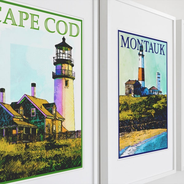 Cape Cod Lighthouse Wall Art - Etsy