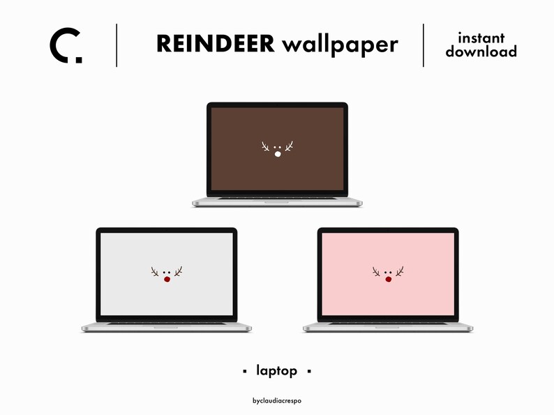 REINDEER Wallpaper | Desktop Wallpaper | Laptop Wallpaper | Phone ...