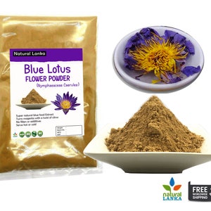 Egyptian Blue Lotus Flower Products | Organic Crushed Blue Lotus ...