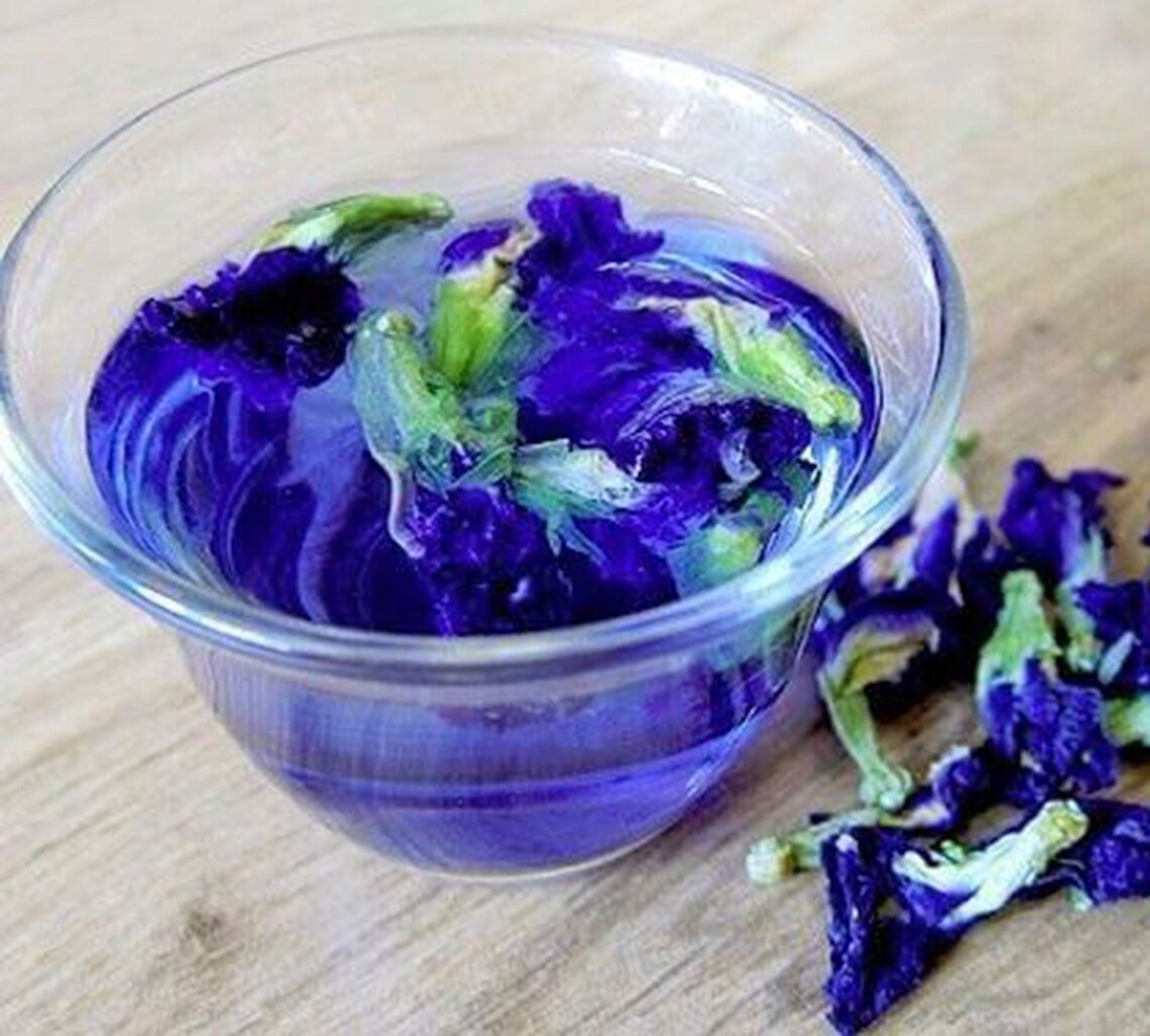 100% Organic Butterfly Pea Flower Tea Clitoria Ternatea Herbal - Etsy