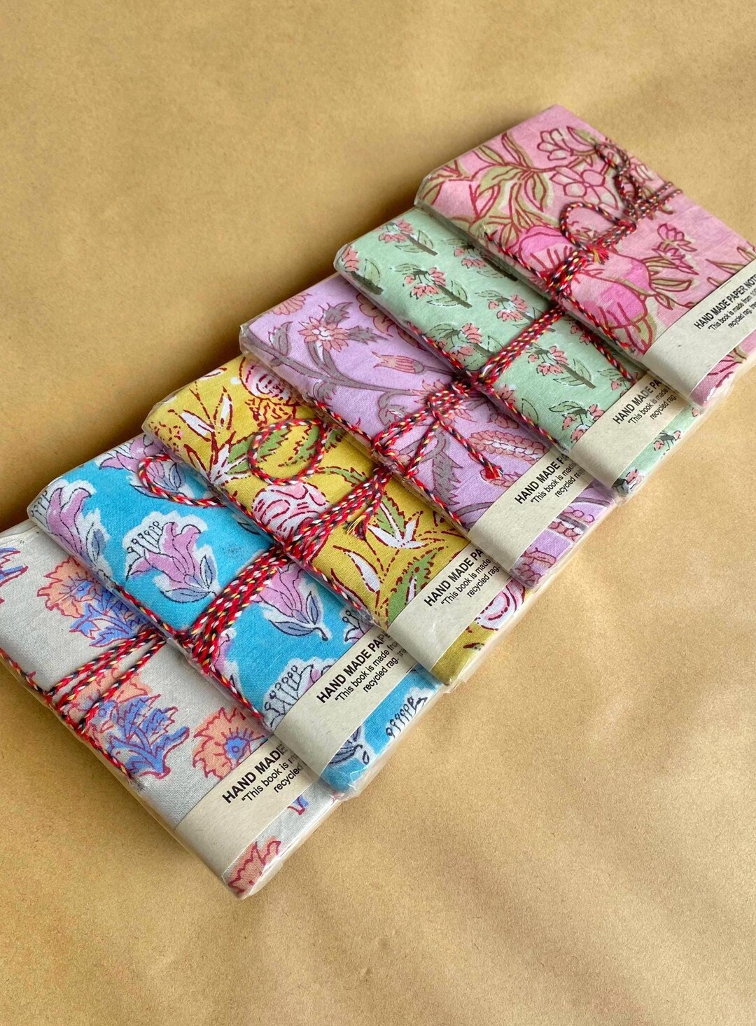 Handmade Journal Notebook - 5 X 3.5 Inch (12.5x9cm) Block Print Books ...