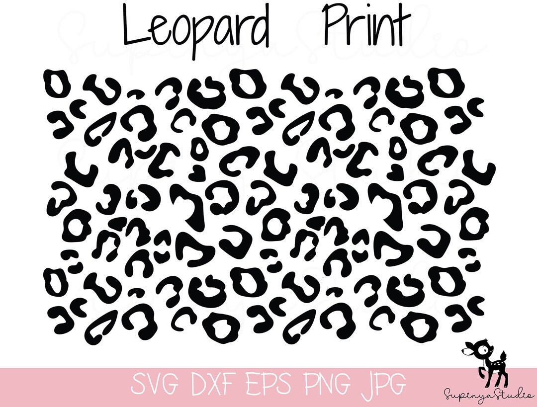 Leopard Print SVG Animal Print SVG Cut File Leopard Svg Animal Spots ...