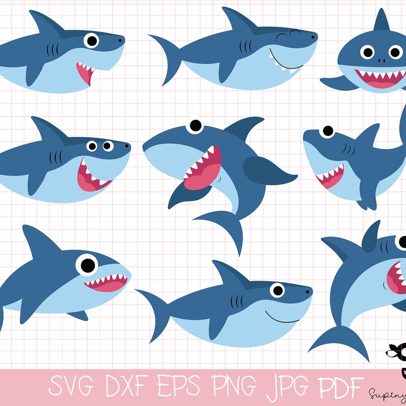Shark Svg - Etsy
